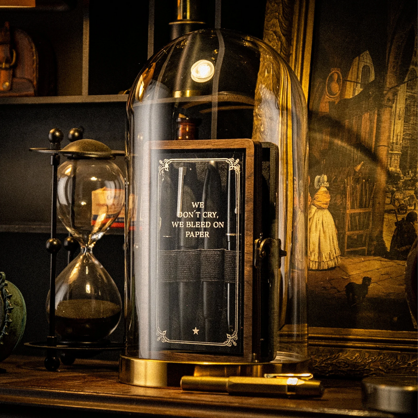 5 Pen Display Case Walnut Veneer – Blue Star Crafts Store