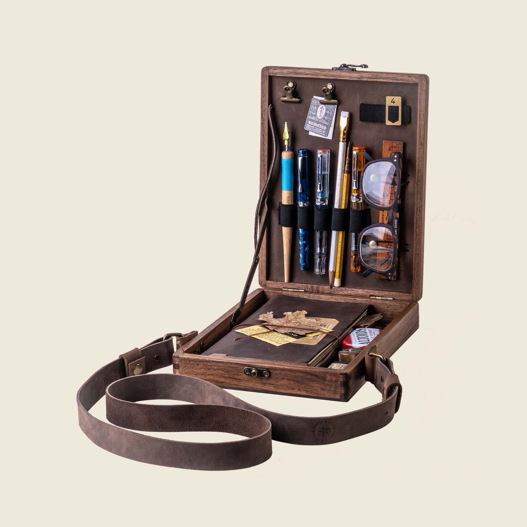 Messenger Wood Box – Blue Star Crafts Store
