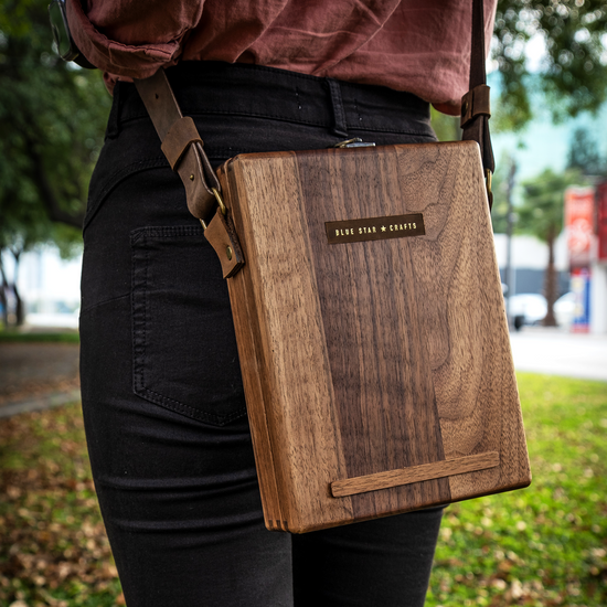 Messenger Wood Box – Blue Star Crafts Store